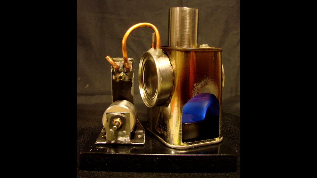 MOTOR A VAPOR CASERO PLANOS - YouTube