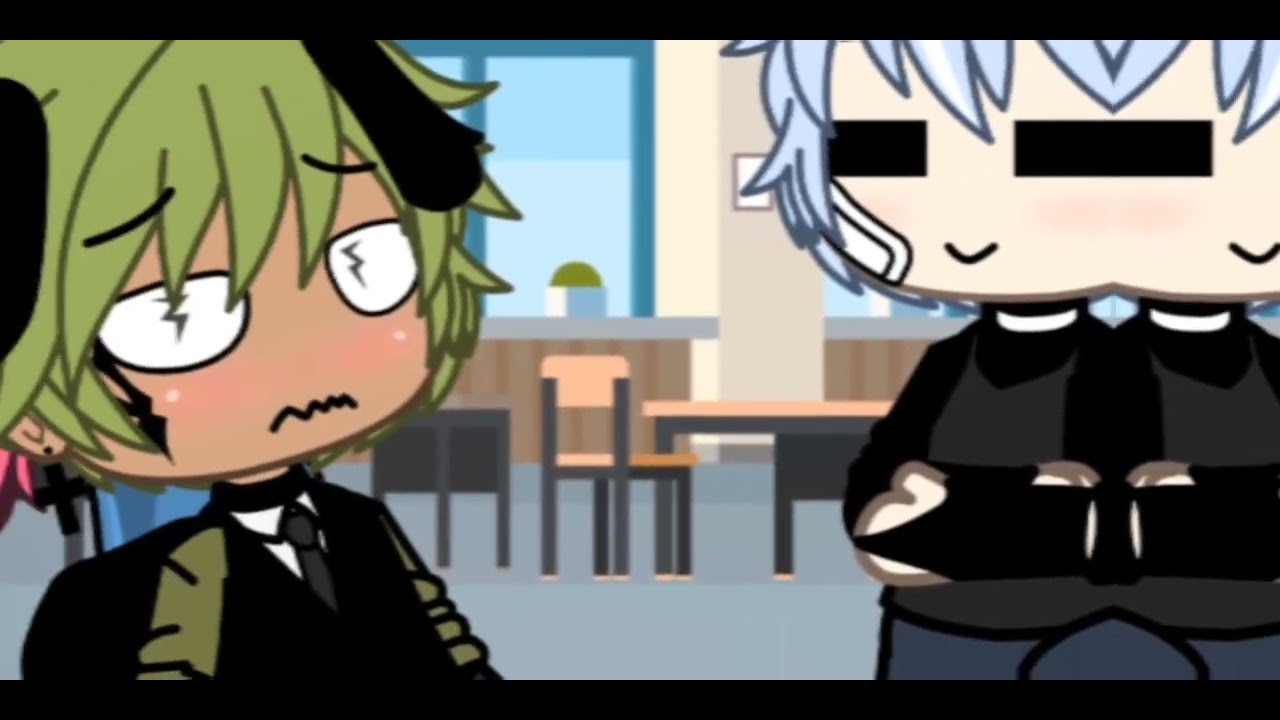 uhm don't ask btw new oc the blue hair is ghost - YouTube