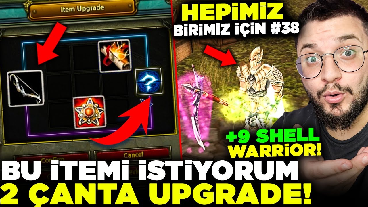 BU İTEMİ İSTİYORUM! 2 ÇANTA UPG! +9 SHELL SET WARRİOR! | HEPİMİZ ...
