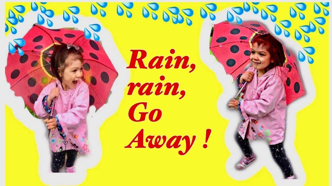 Rain Rain Go Away | Nursery Rhymes for Kids | Micah Playing with ...