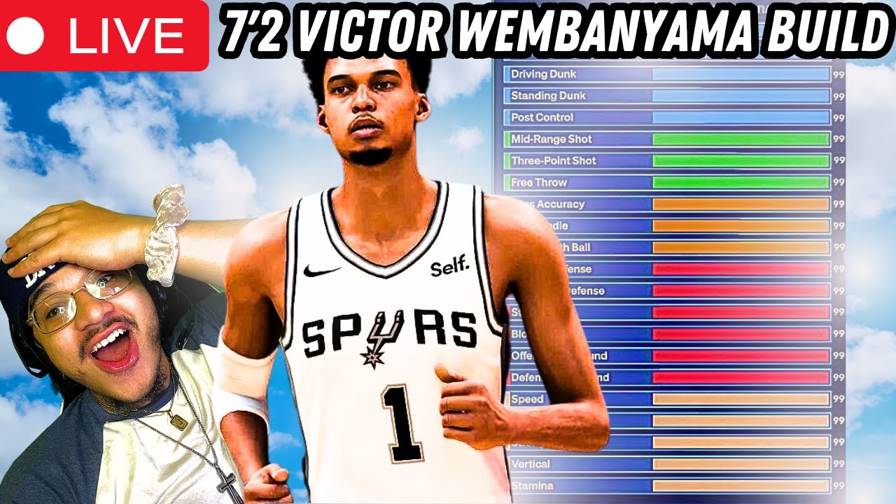 📣7’2 VICTOR WEMBANYAMA BUILD ON NBA 2K24!! GET IN HERE! !CASHAPP !DONO ...