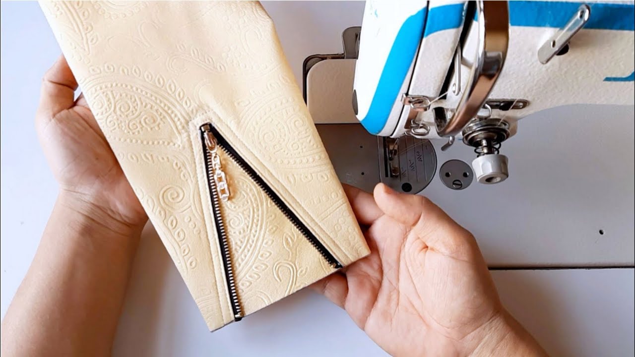 way zipper stitching on sleeves with easy In just a few minutes ...