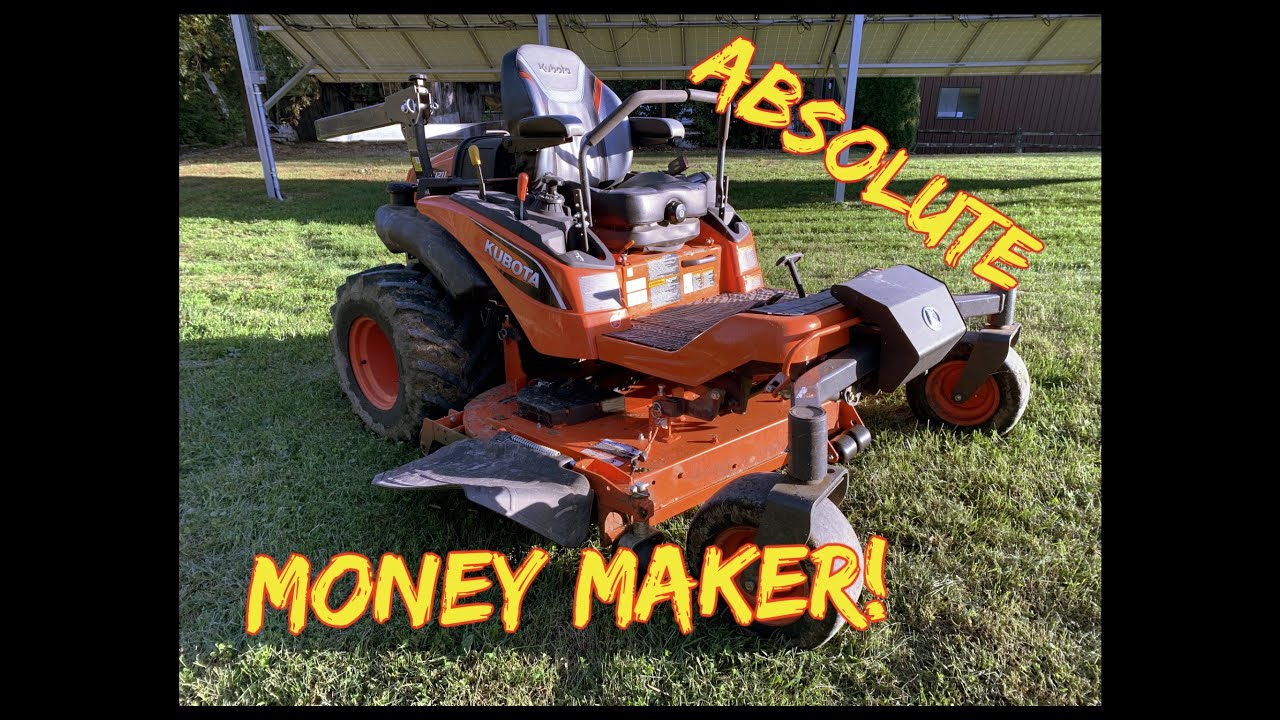 KUBOTA ZD1211 in action. - YouTube