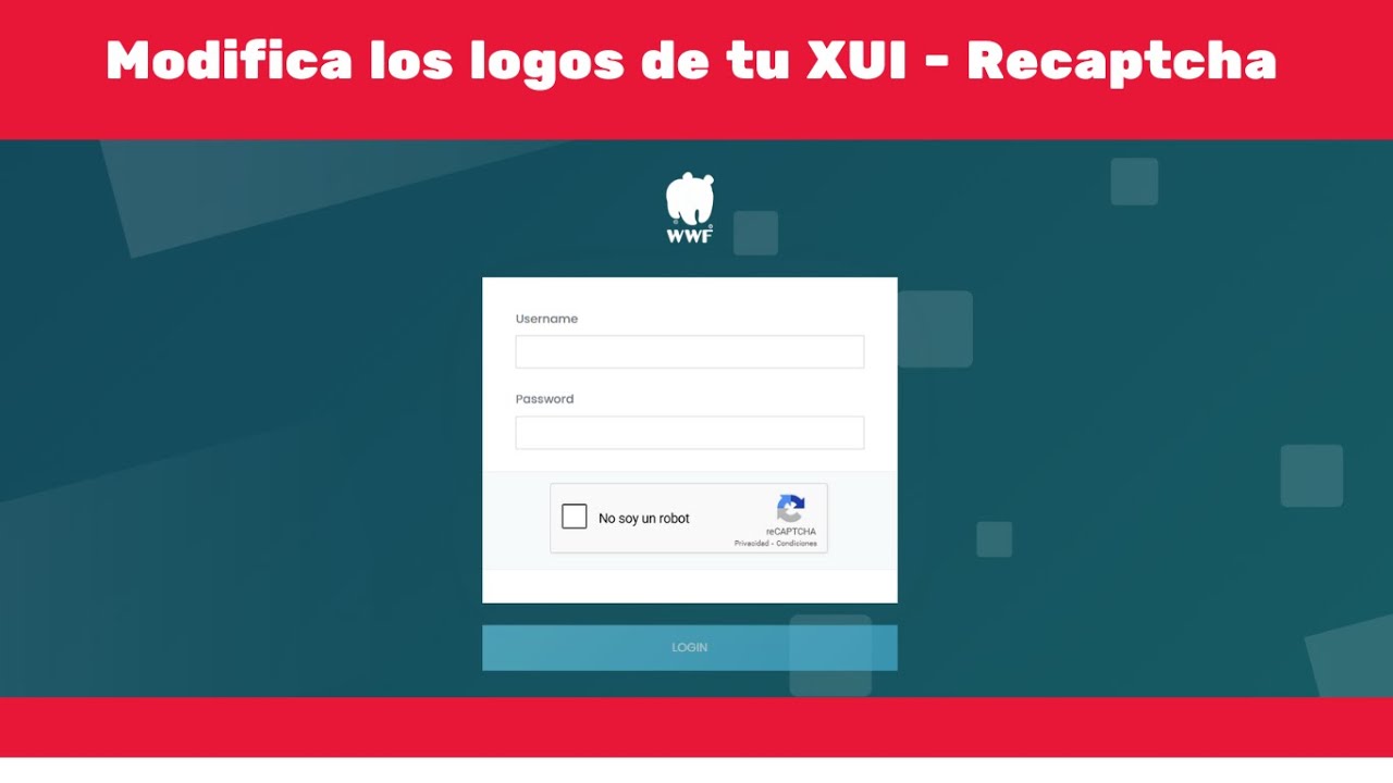 Modificación de logos Xui one y Recaptcha - YouTube