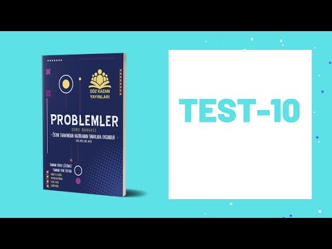 Çöz Kazan Problemler Soru Bankası Test 10