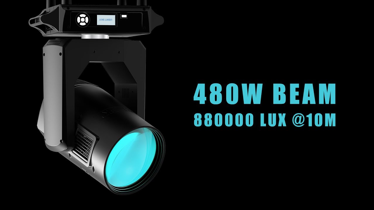 LIGHTSKY Professional Moving Beam--LUNAR MAX - YouTube