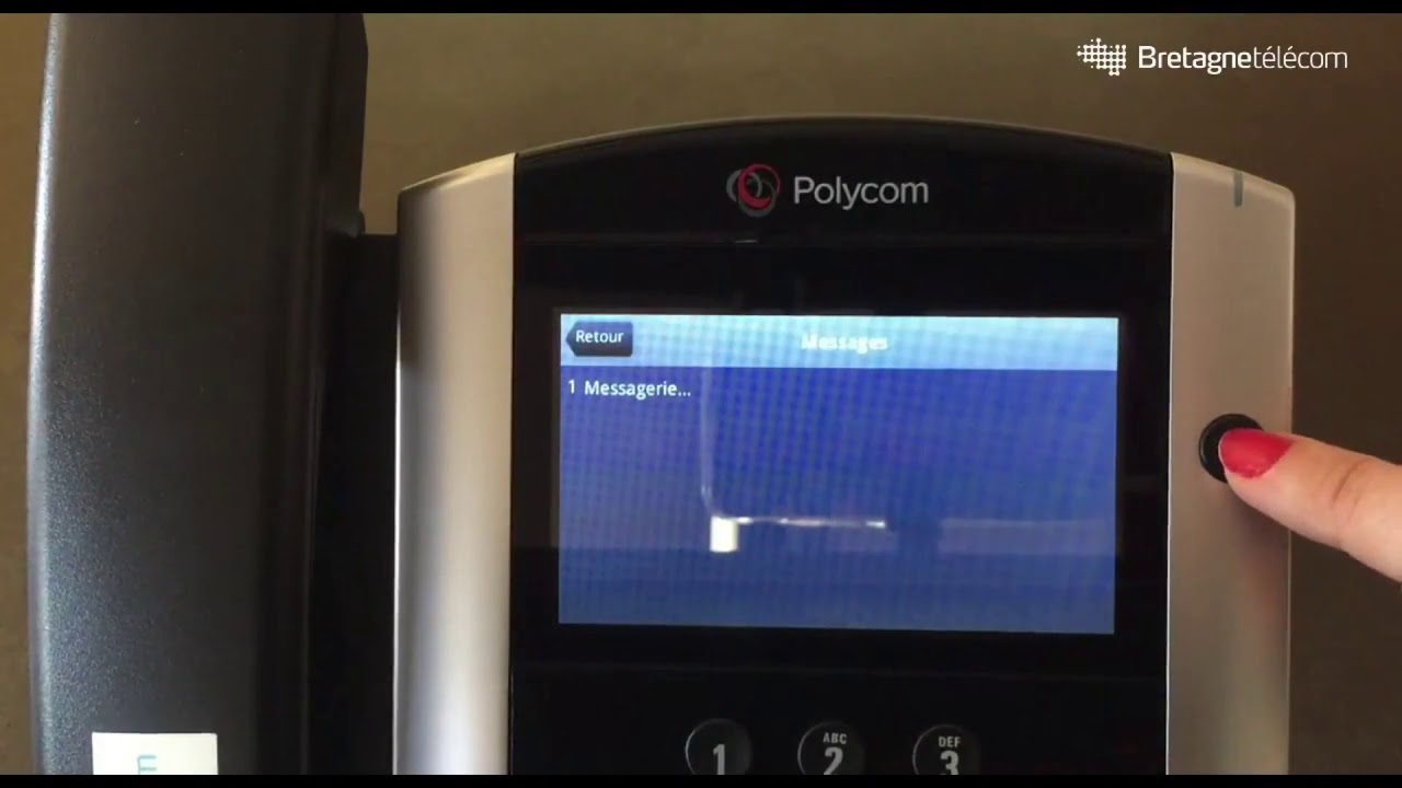BLUE - Présentation Polycom VVX600 - YouTube