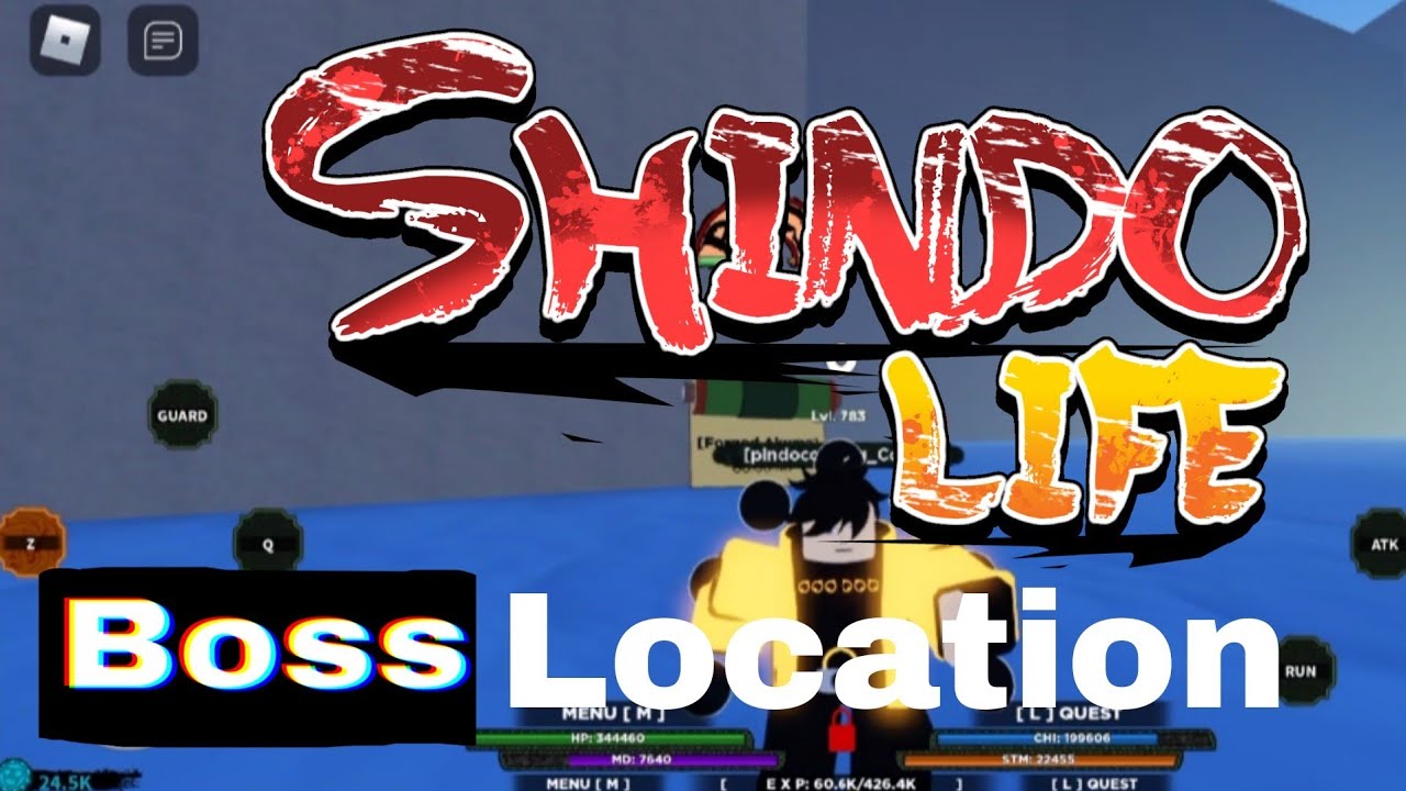 (Shindo Life) Boss Locations in EMBER Village - YouTube