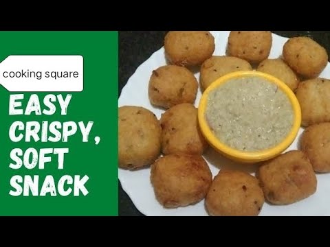 easy crispy and soft snack | simple and easy to make snack recipe ...