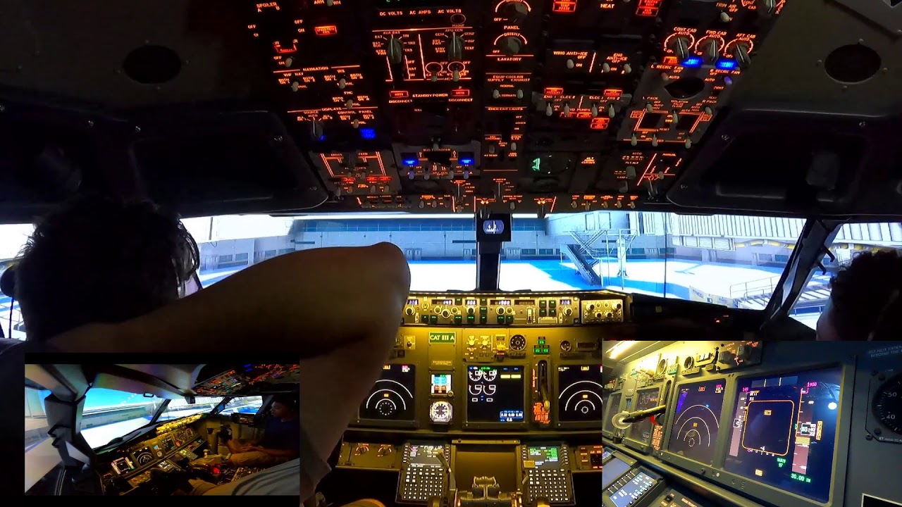FLY WITH US, IN A FULL SIZE 737 HOME SIMULATOR! - YouTube