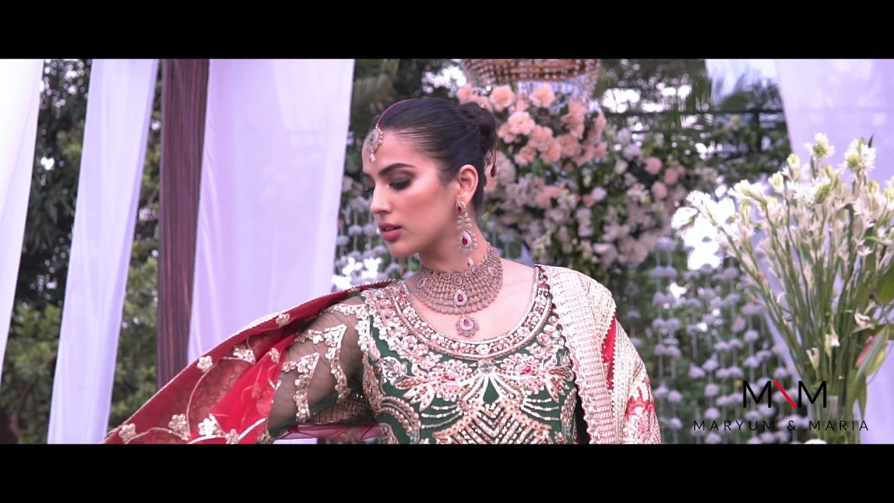 Maryum N Maria Mesmerizing and heavenly gorgeous bridal dresses. - YouTube
