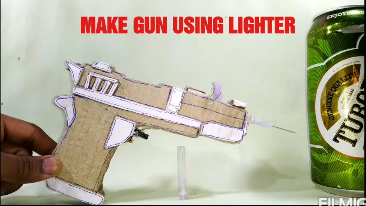 How to make a gun using lighter || TalentHunt - YouTube