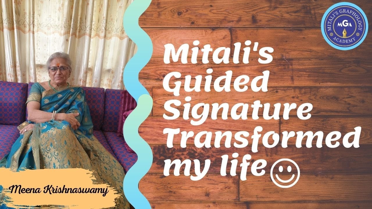 Mitali's Guided Signature transformed my life - YouTube