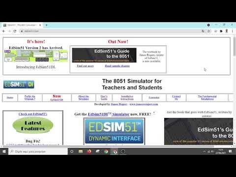 Instalação do Simulador EdSim51 - YouTube