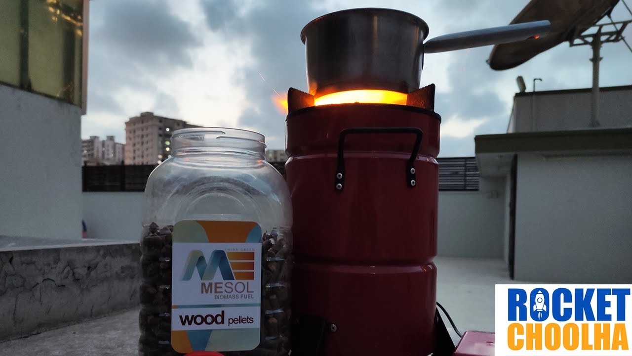 Mesol Rocket Choolha | mesol renewables | biomass | eco friendly - YouTube