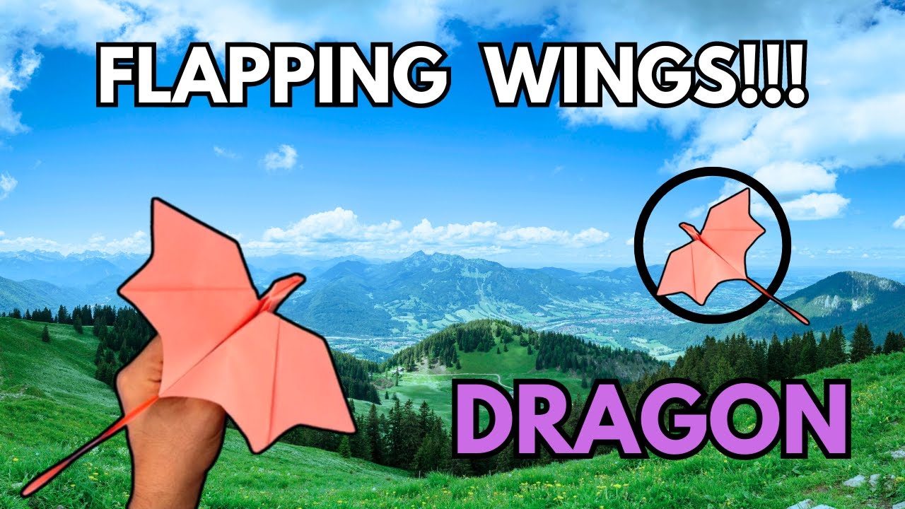 How to Make a Paper Plane Easy Way (Flying Dragon) || Origami Dragon ...
