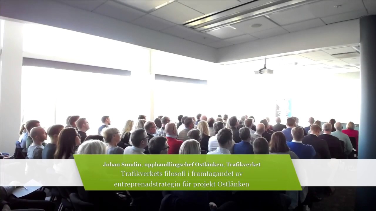 Johan Sundin - Berättar om Trafikverkets filosofi i framtagandet för ...