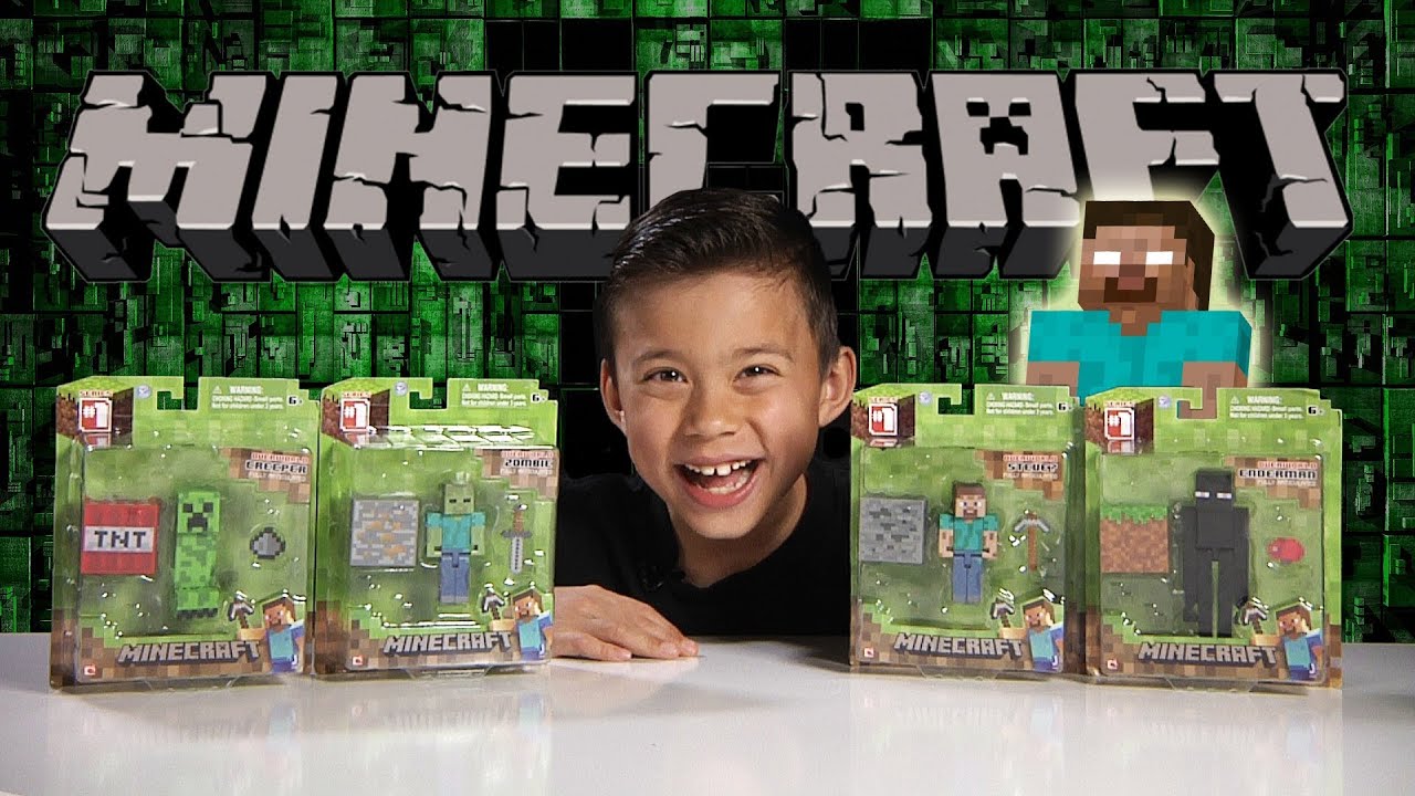 Colectie jucarii Minecraft - YouTube