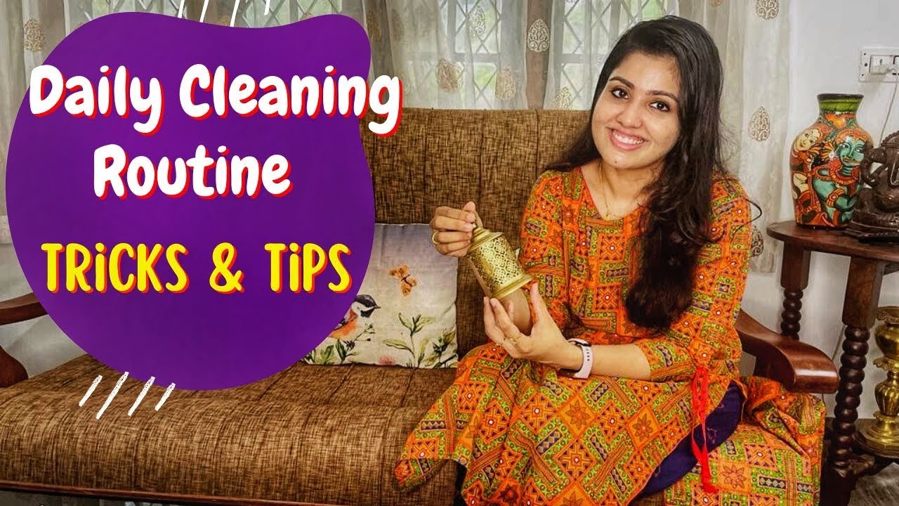 Everyday habits for a clean home/Daily cleaning routine Indian/daily ...