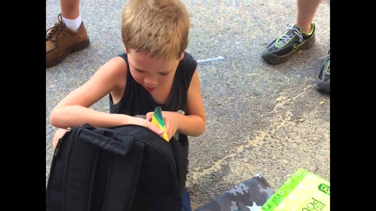 Backpack event - YouTube