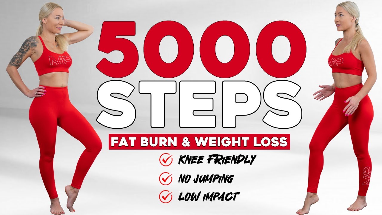 5000 STEPS IN 30 Min Walking FAT BURN Workout to the BEAT Super Fun ...
