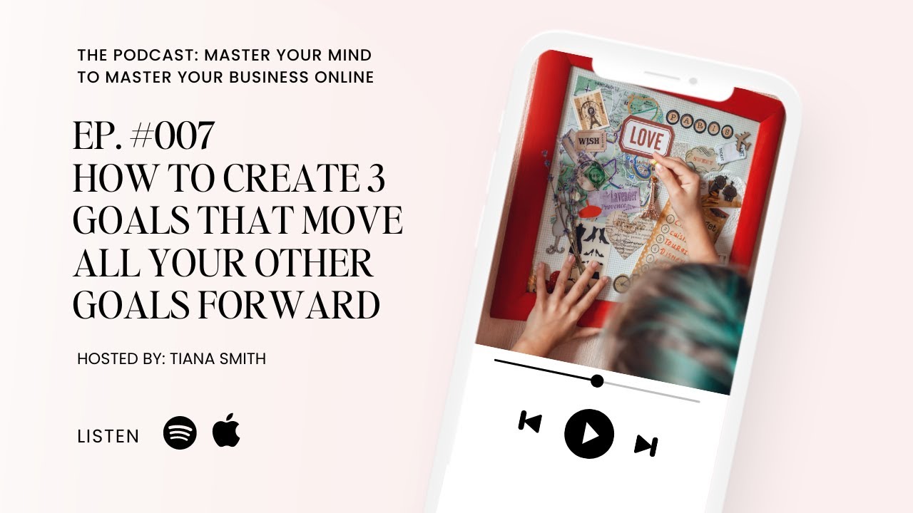How to Create 3 Goals that move all your other goals forward - YouTube
