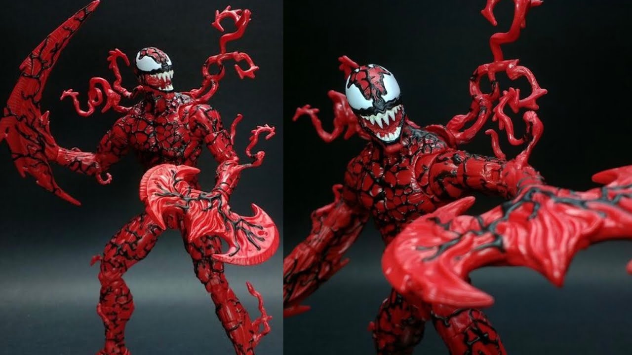 New Marvel Legends Carnage action figure in hand images by sb Toyz ...
