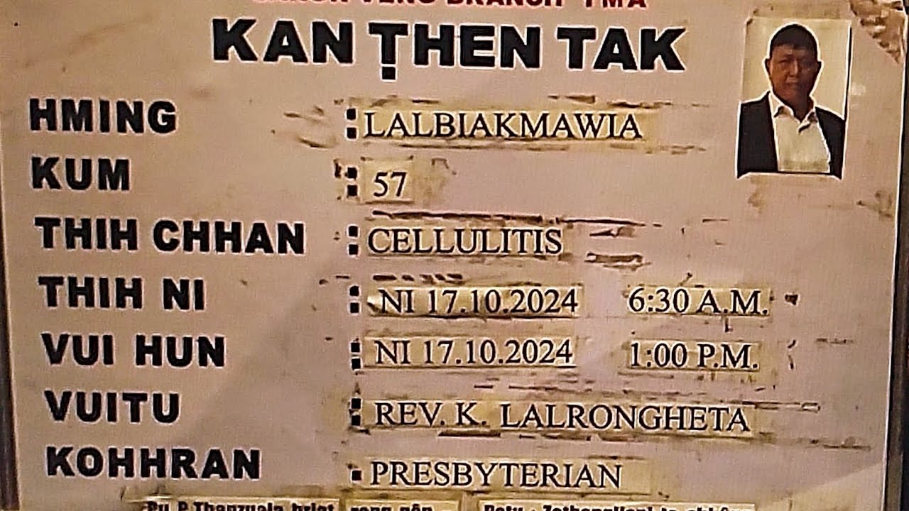 Khawhar In 'Nu leh Pa'zan pu.Lalbiakmawia (L) te In Saron veng V.Sec 18 ...