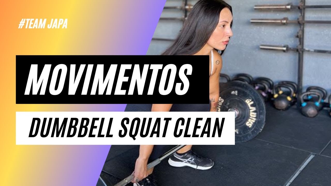 DUMBBELL SQUAT CLEAN - YouTube