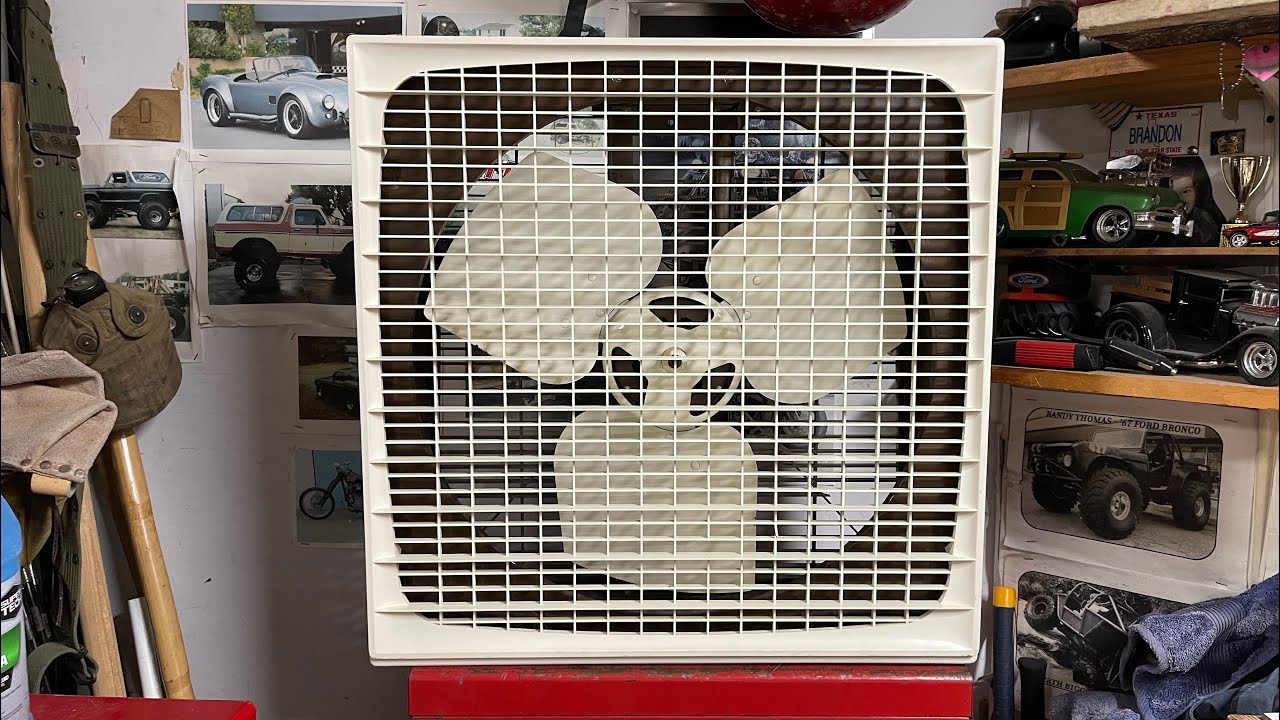 1970's Sears 20" Box Fan - YouTube