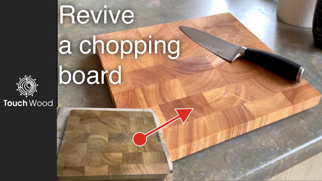 BRING IT BACK TO LIFE | Reviving a chopping board back to life with ...