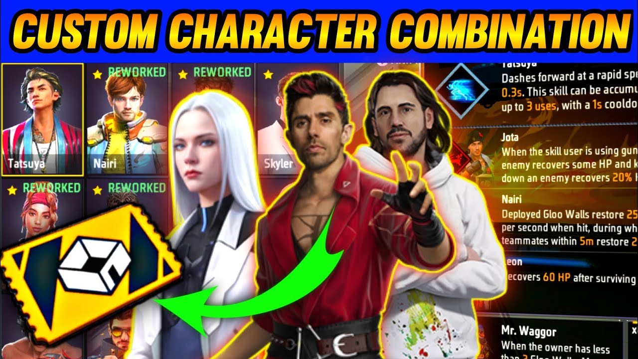 Best character combination For Cs rank | Custom character combination ...