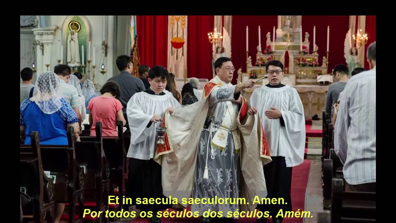 Asperges me - Canto Gregoriano LEGENDADO. Gregorian Chant. Latim ...