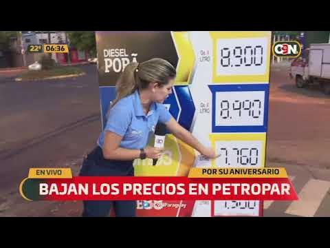 Bajan los precios en Petropar por su aniversario - YouTube