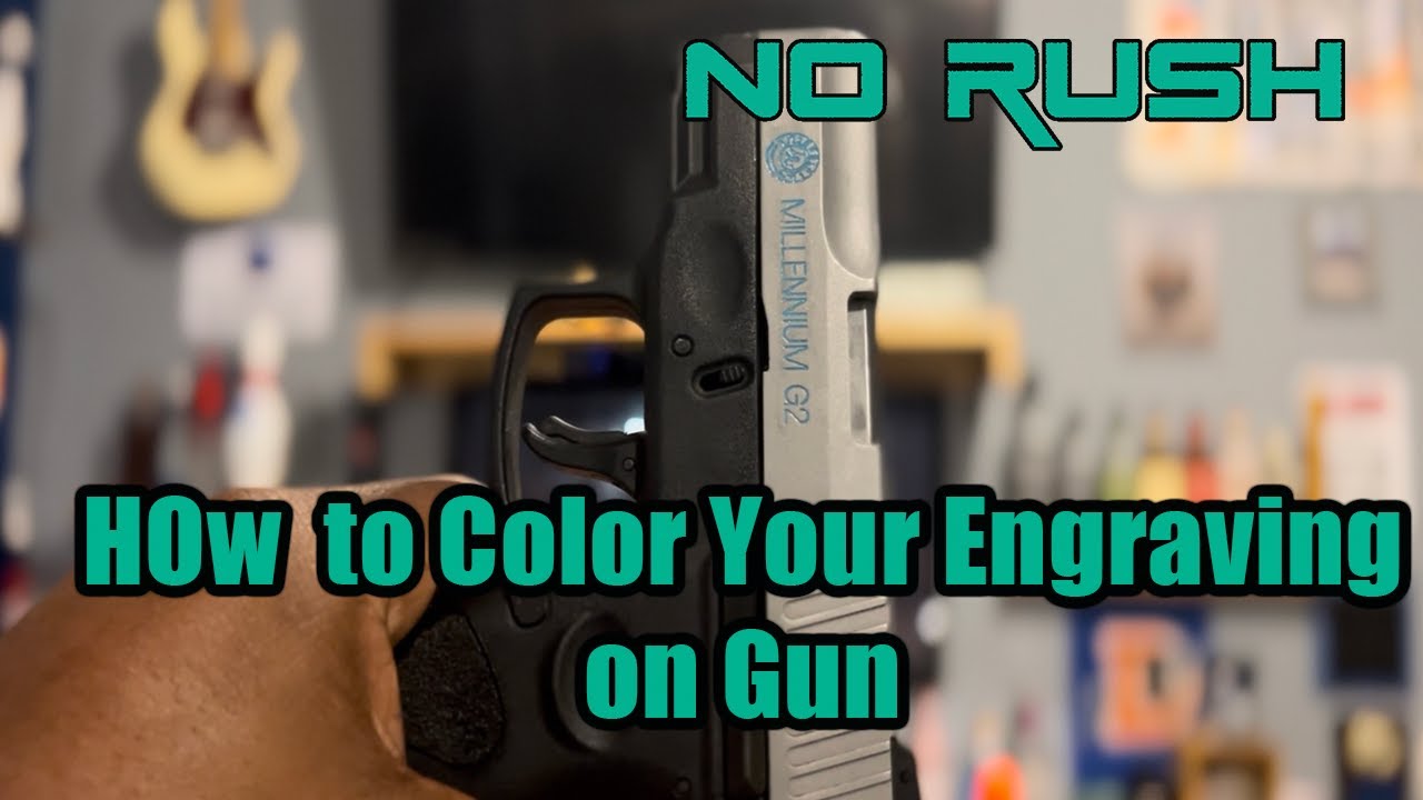 DIY: How To Color Fill Your Gun Engravings - YouTube
