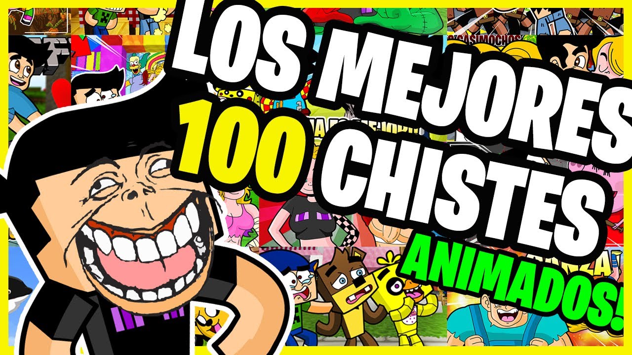 100 CHISTES ANIMADOS SUPER DIVERTIDOS!! - SI TE RÍES PIERDES NIVEL ...