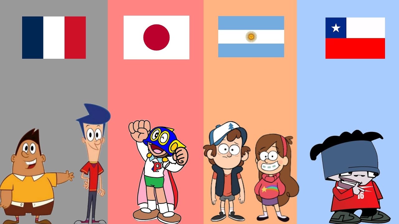 Cartoons From Different Countries || Part 4 || - YouTube