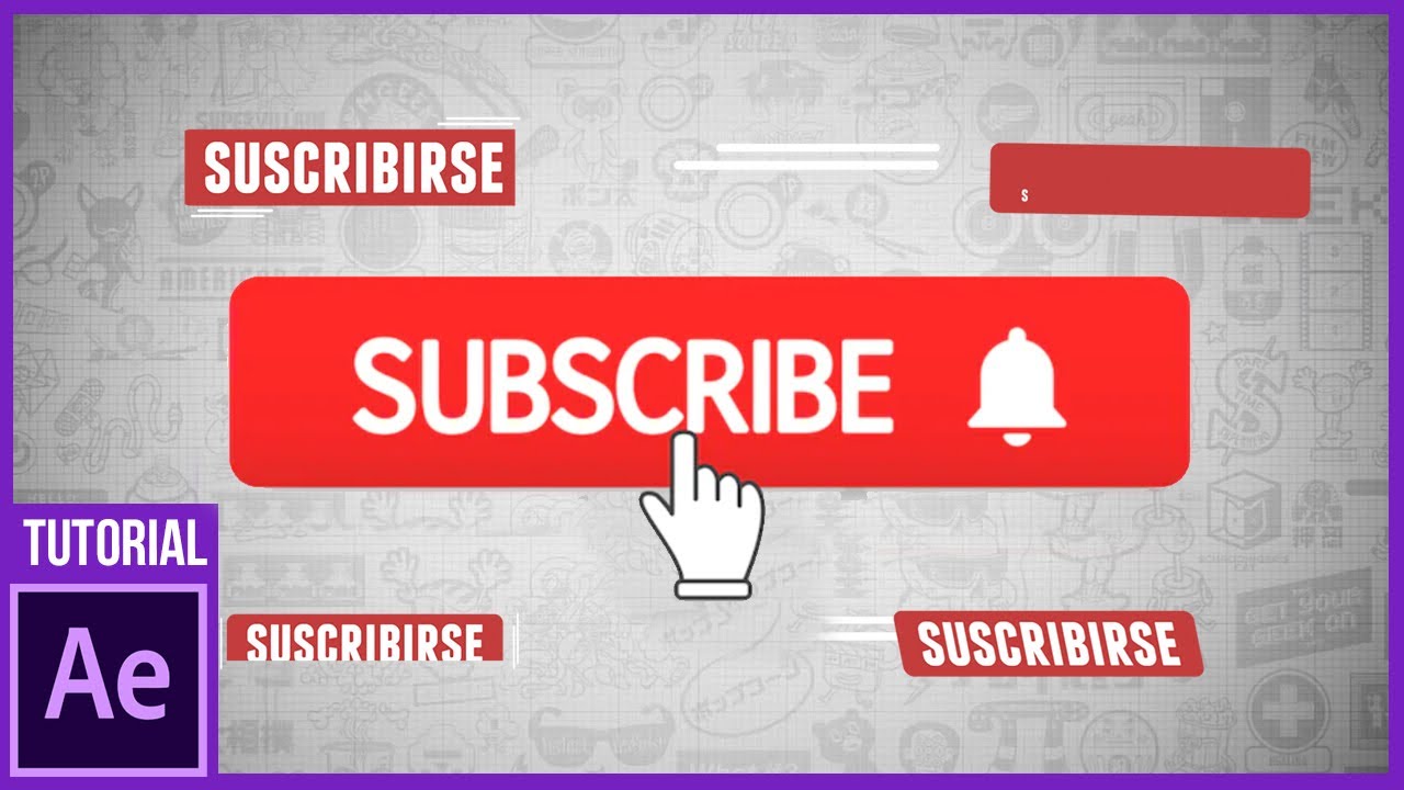 FREE Animated Buttons for After Effects And Premiere - YouTube