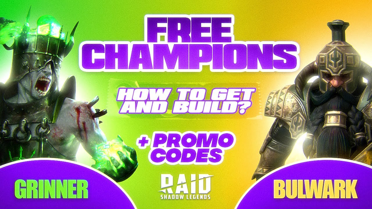 ⚔️ Bulwark and Grinner for FREE | Rare Сhampion masteries & build ...