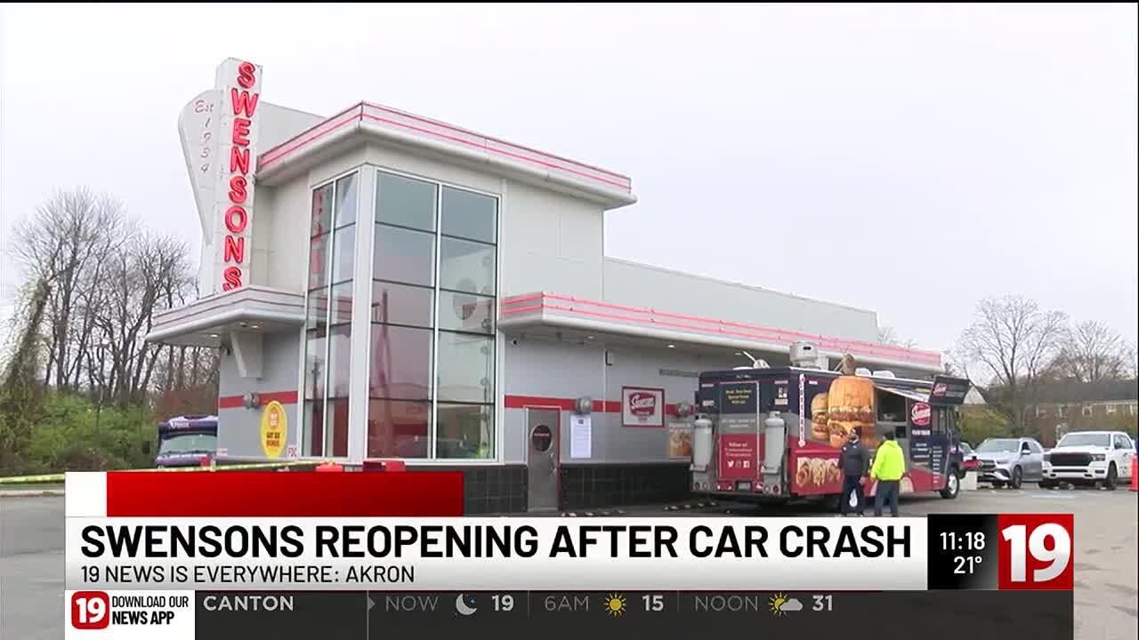 Akron Swensons to reopen after crash that injured 2 - YouTube