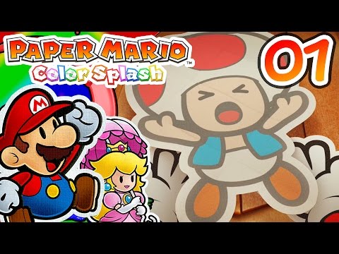 "AHOY, PORT PRISMA!!" - Paper Mario Color Splash - Episode 01 - YouTube