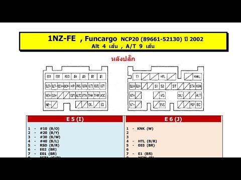 1NZ 2NZ 2002-2013 ECM PINOUT - YouTube
