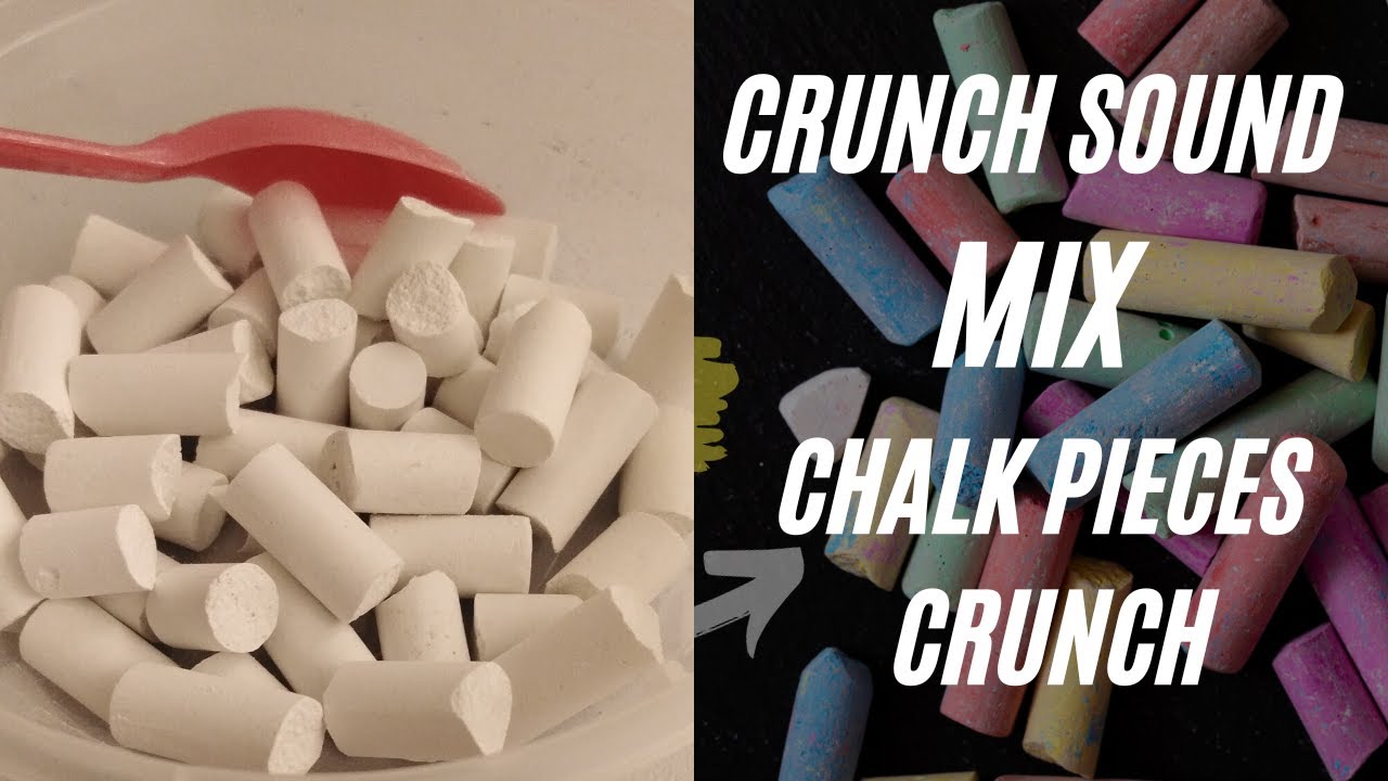 chalk | chalk asmr | color chalk crunch | slate pencil - YouTube