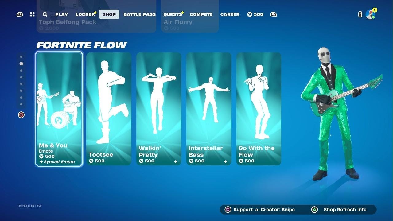 Fortnite Flow Icon Emotes back! Fortnite Item Shop Right Now [June 14th ...