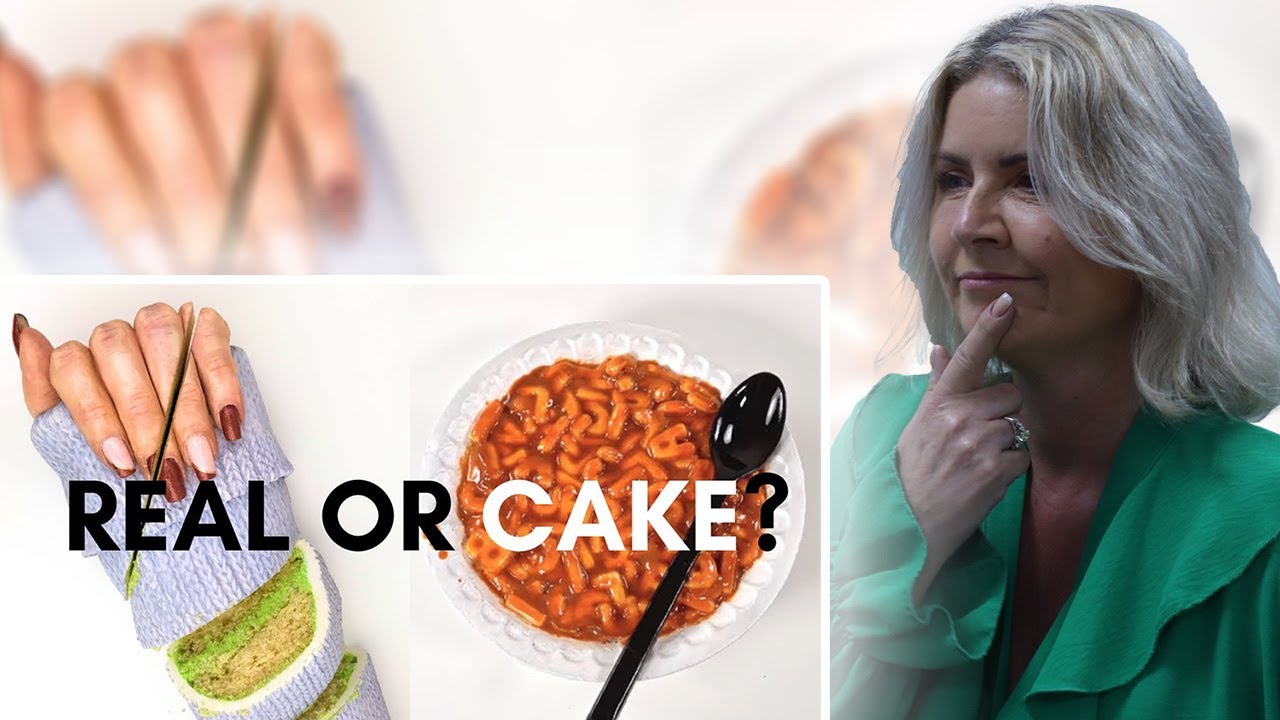 BRITS Take on Ultimate Real or Cake Challenge! - YouTube