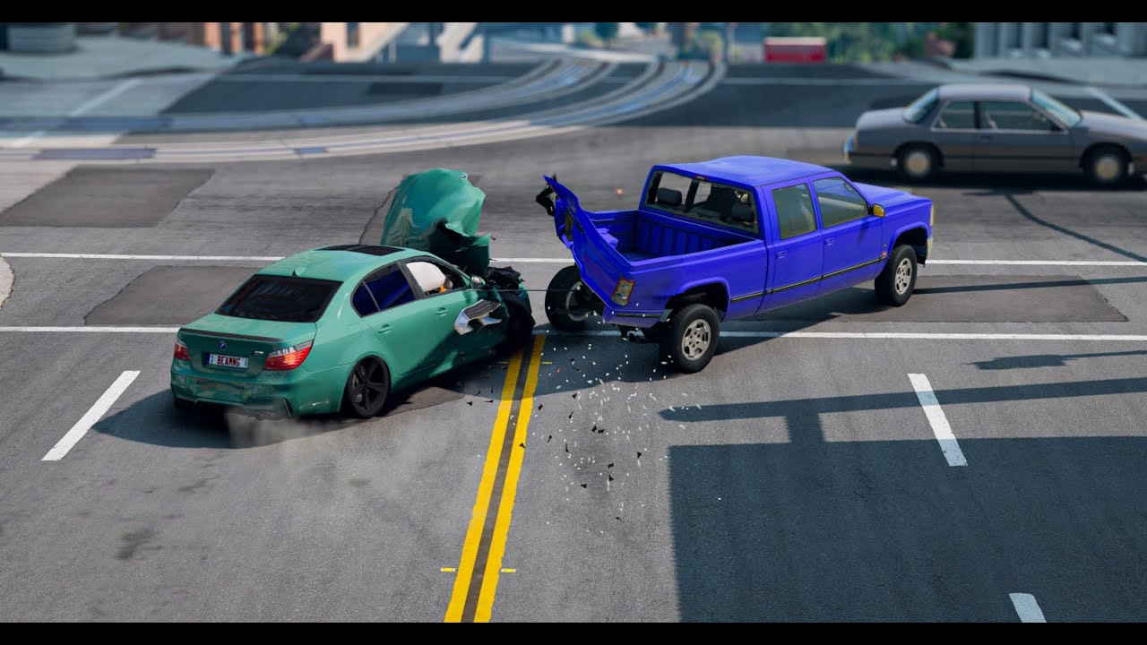 Realistic High Speed Crashes in Traffic #2 #car #crash #bmw #mitsubishi ...