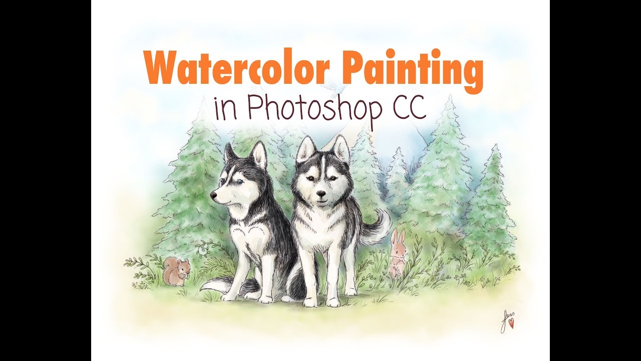 How to Create a Watercolor Painting Effect with Photoshop - Photoshop ...