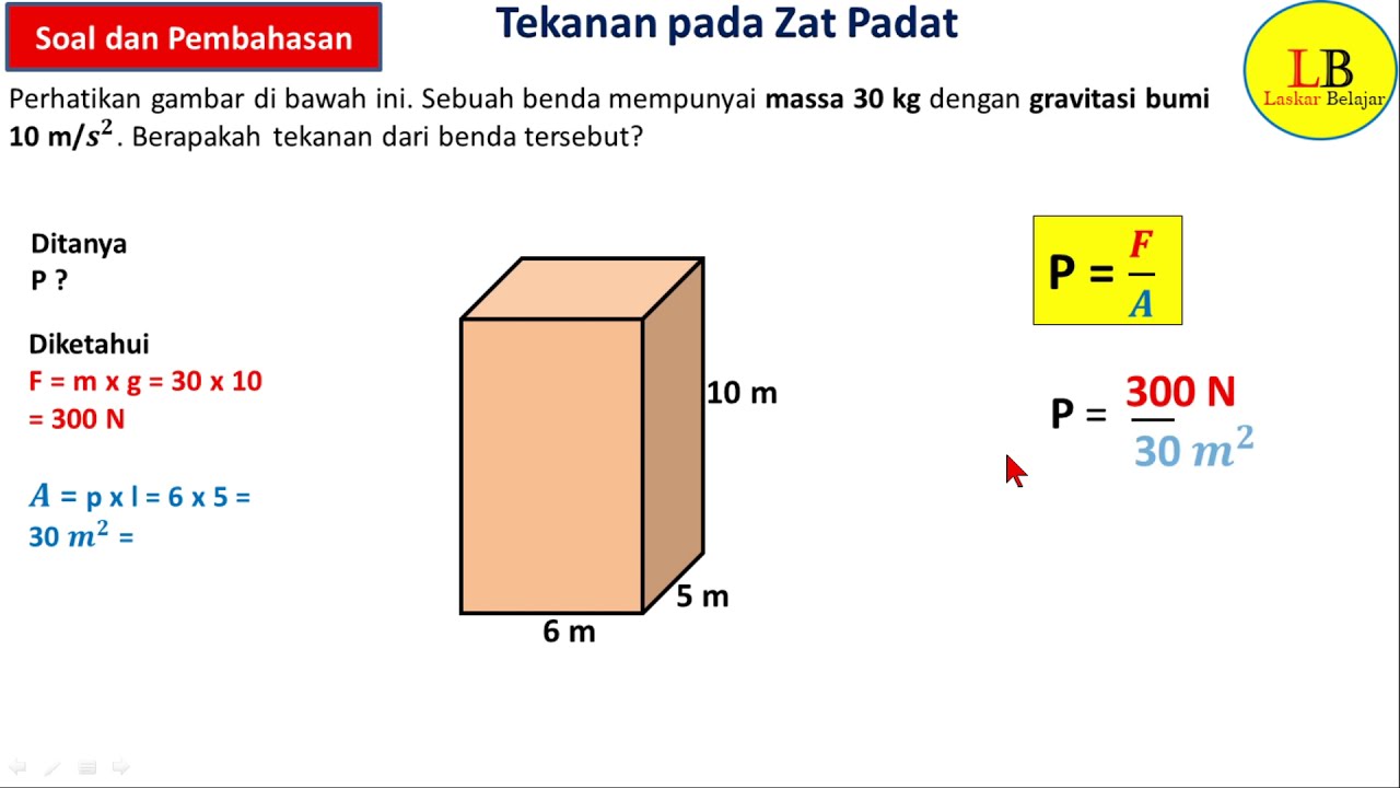 Tekanan pada Zat Padat - YouTube