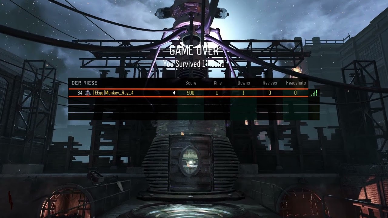 Black Ops 3 Zombies: Der Riese (Remastered) - Game Over Remake - YouTube