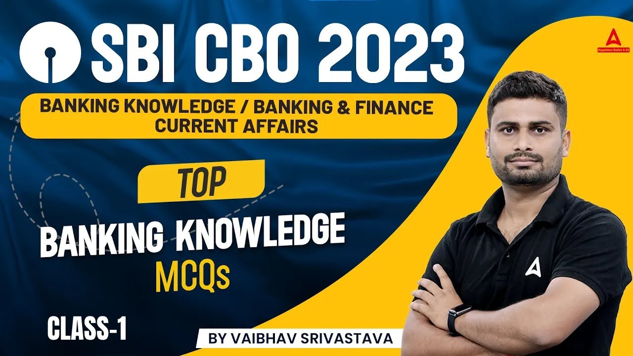 Top Banking Knowledge MCQs #1 | SBI CBO 2023 | By Vaibhav Srivastava - YouTube